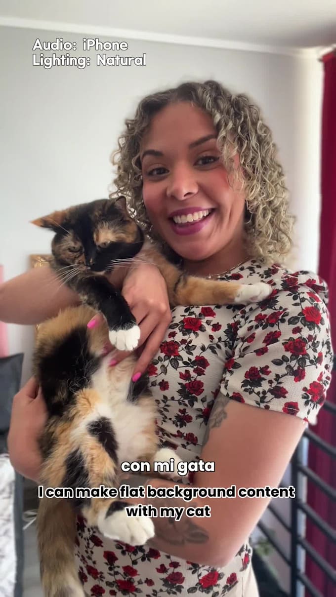 Create an organic ugc video for tiktok or instagram in spanish or english by Fabtov | Fiverr