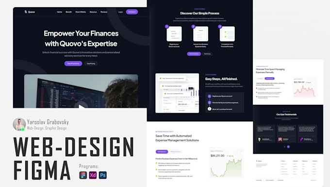 Design great website ux ui in figma by Jex_ai | Fiverr