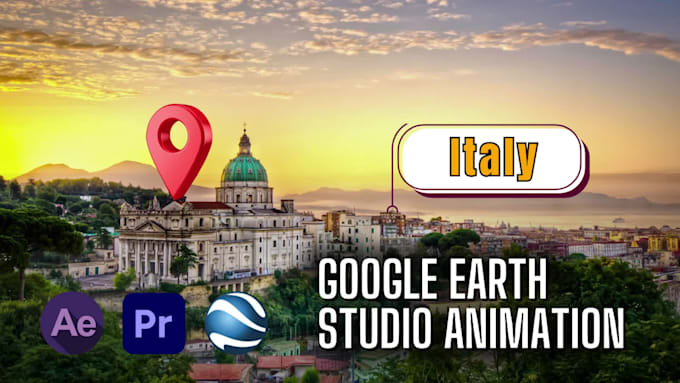 Create google earth zoom in videos and 3d flyovers by Zuhaibbaari | Fiverr