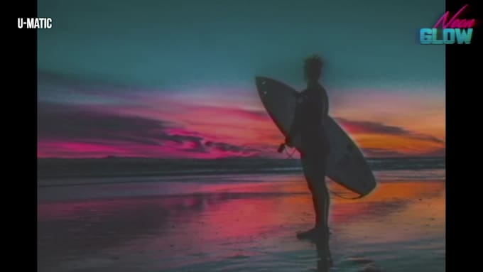 Add a vhs 80s 90s effect to your photo by Neonglow | Fiverr