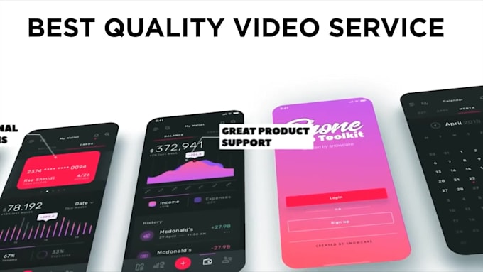 Make an animated mobile app promo video for ios or android by ...
