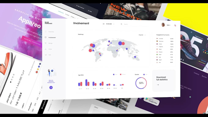 Turn Your Psd Or Any Ui Ux Design Into Html Css Js Or React App By