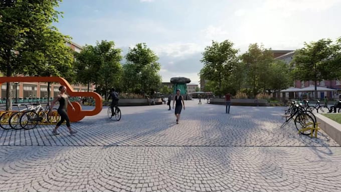 Design and render urban park, public space and master plan by Keshan_j ...