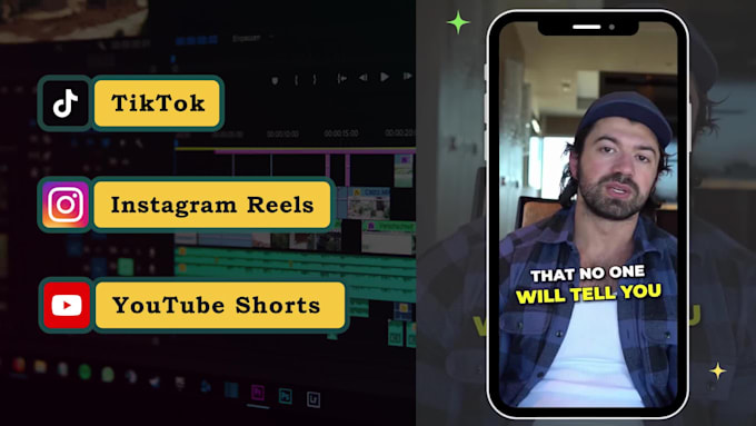 Create hormozi style captions for reels, tiktok, shorts videos by Bengisuozdemirr | Fiverr