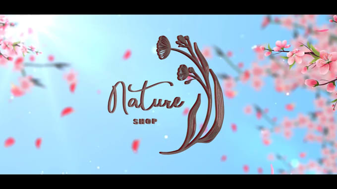 Create a custom 3d rotating and 3d spinning logo animation by ...