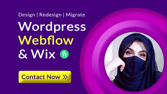 Design redesign your website at wordpress, wix, webflow and duda by Web_gull | Fiverr