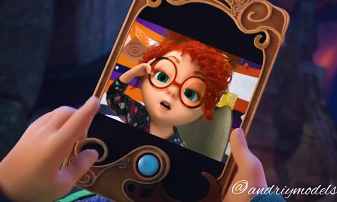 Create 3d pixar animation for unity 3d vrchat 3d disney pixar film ai ...