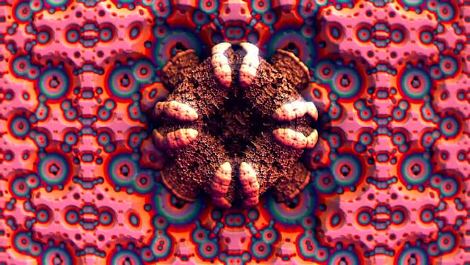 Create a 3d psychedelic fractal animation for your trippy music by ...