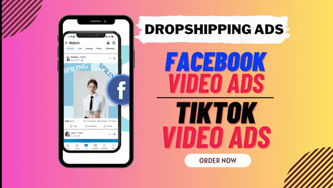Create dropshipping video ads and tiktok ads by Pro_seller12 | Fiverr