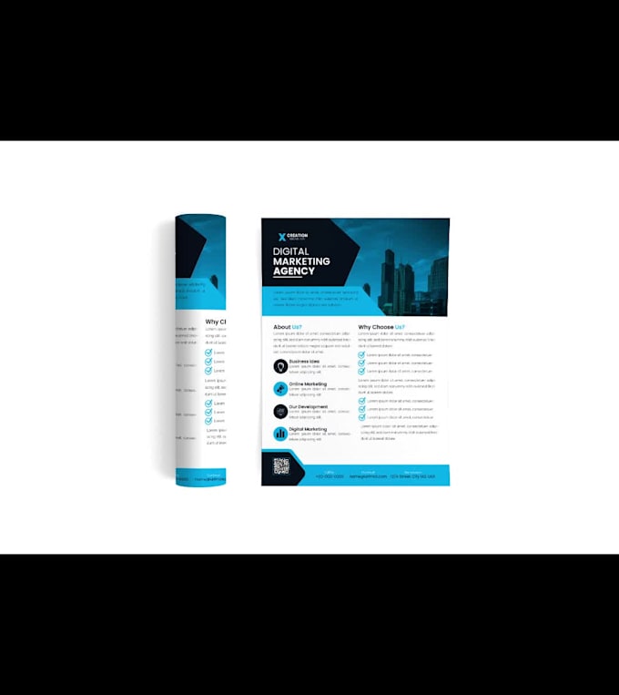 Create professional flyer, modern flyer, and leaflet designs by Babla_gfx | Fiverr