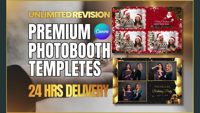 Design photobooth templates and 360 overlay for your events by ...