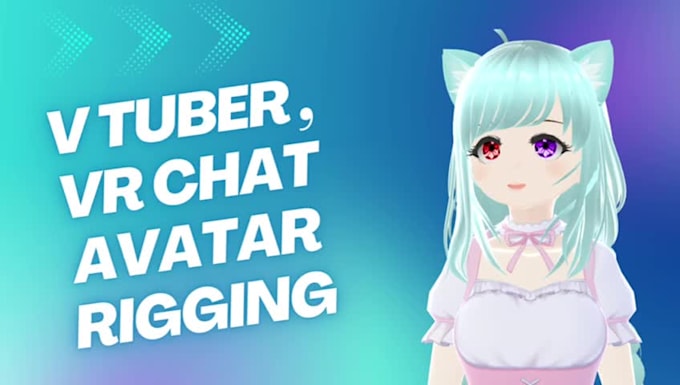 3d character modeling rig 3d vtuber model vrm anime 3d modeling vrchat ...