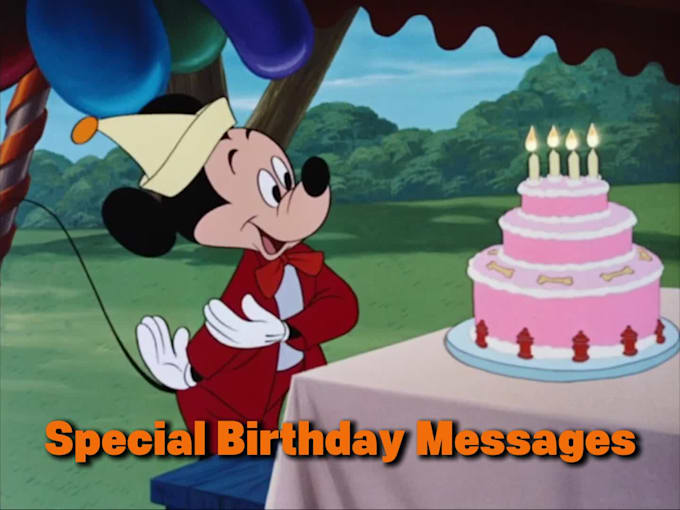 Record mickey mouse voice mails, birthday messages, and more by ...