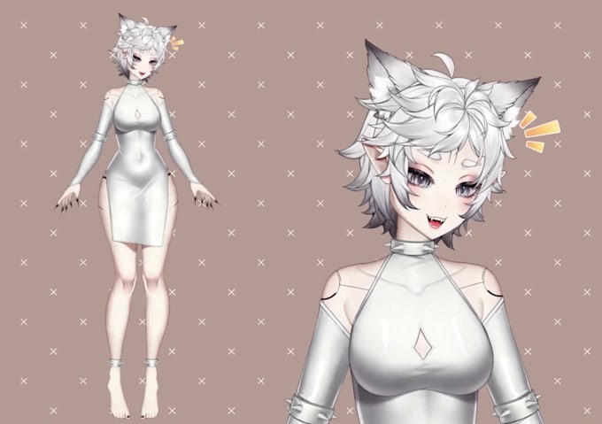 Rig and animate 2d vtuber models live2d avatar for streams with good quality by Geniusartistz ...