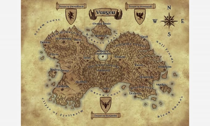 Do fantasy novel book map cartography fantasy world city map dnd map ...