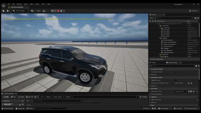 Make your car fully drivable in unreal engine 5 by Hassankhaleeq | Fiverr