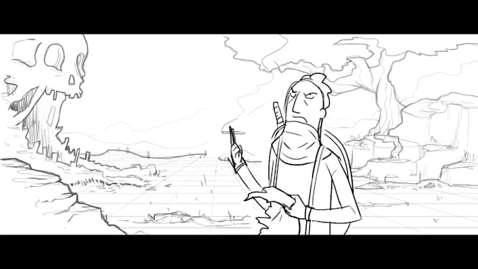 Do 2d animated storyboard 2d animatics 2d animation video 2d lineart ...