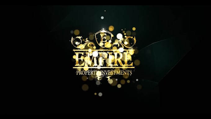 Create 3 amazing professional golden logo intro animation by ...
