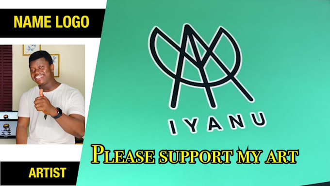 Design a name logo for you by No1_designaz | Fiverr