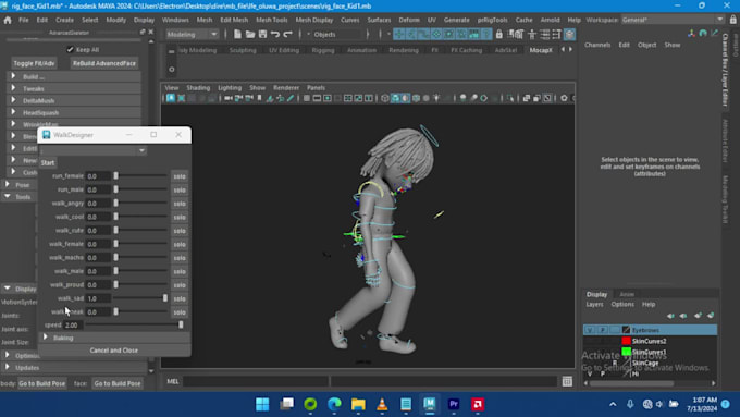 Design rigs for characters,animals for animation and game by Alora_3d ...