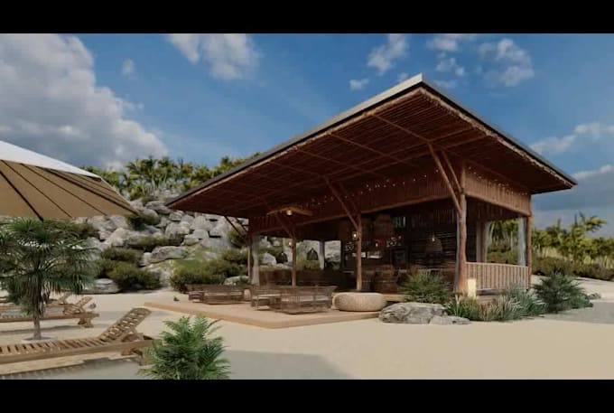 Render realistic landscape exterior with sketchup, lumion by Minixtagram | Fiverr