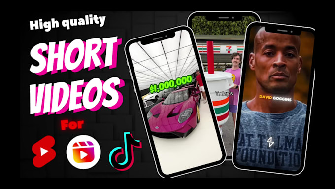 Edit short videos for youtube, reels and tiktok by Juan_erasmus_ | Fiverr