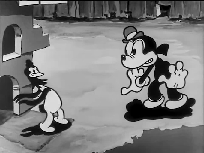 2d rubber hose cartoon animation, dark cartoon vintage video, 1930s ...