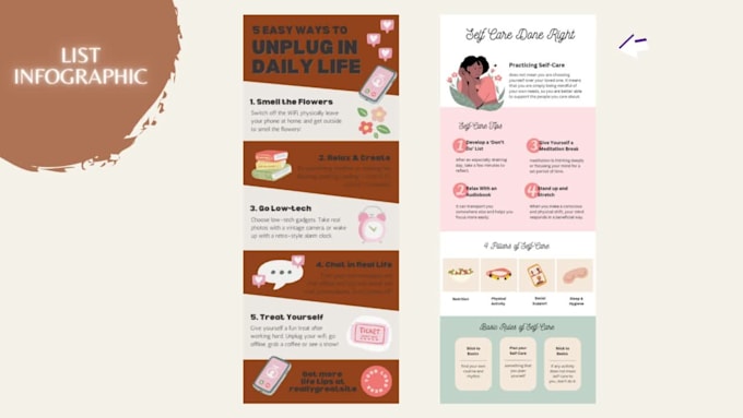 Create aesthetic canva infographic design by Eshasajid_285 | Fiverr