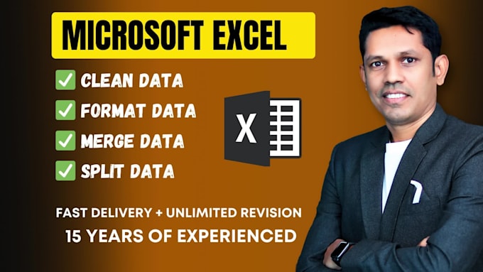Clean excel data, merge, format, split excel data by Satish_data_lab | Fiverr