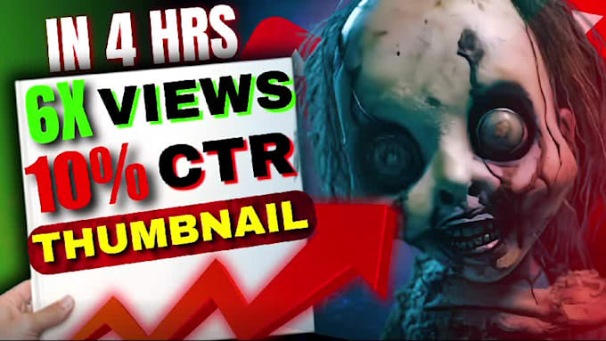 Craft true crime, horror and scary youtube thumbnails in 24 hrs by ...