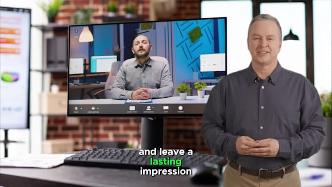 Make synthesia ai spokesperson video,human avatar with voiceover by ...
