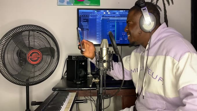 Be your male afrobeat singer songwriter rnb rap ghostwriter by Ma9ine ...