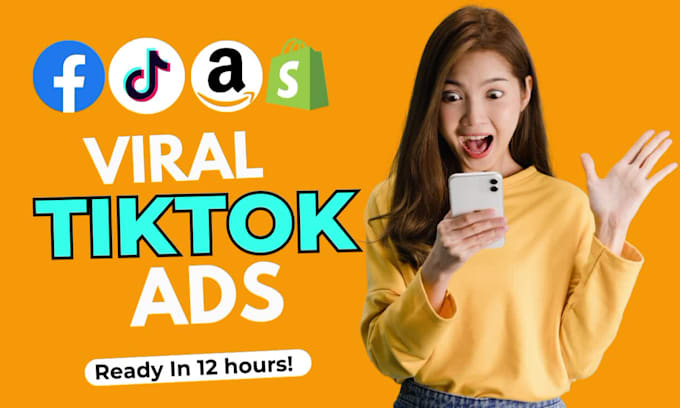 Create tik tok video ads, tiktok ads, tik tok, dropshipping video ad by ...