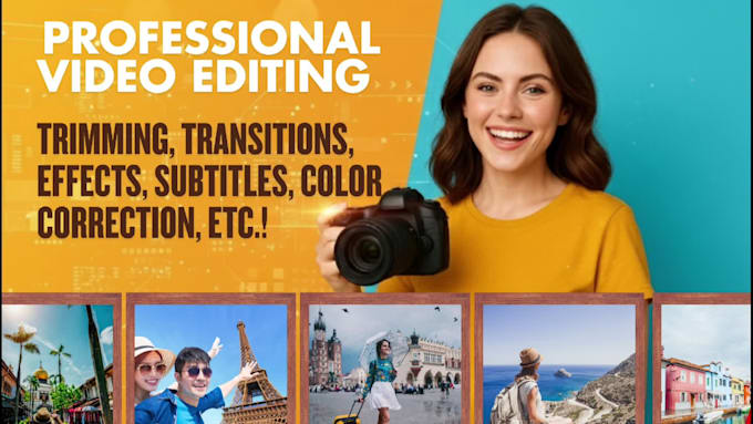 Professionally edit your video with effects transitions subtitles and ...