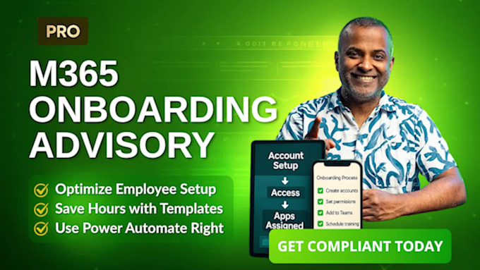 Review your microsoft 365 onboarding process and suggest improvements ...