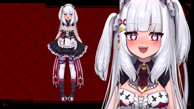 Dibujar Un Modelo Masculino Femenino 2d De Vtuber Personaje De Anime