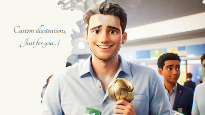 Create a stunning pixar style art for you under 20 hour by Yash_raj_1 ...