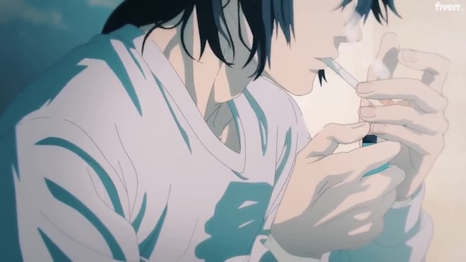 Make an amazing 2d japanese anime style, anime animation, 2d anime ...