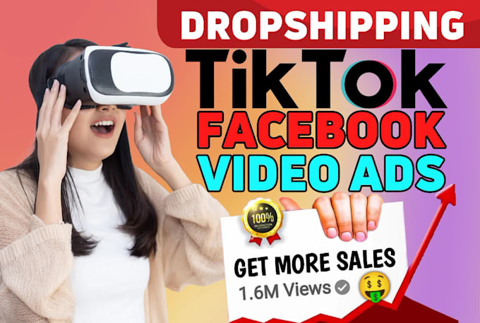 Create tik tok video ads dropshipping video ads with perfect hook by Mjaffar9555 | Fiverr