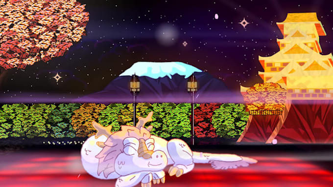 Make a short, pretty animation loop with adorably cute characters by ...