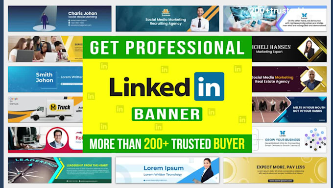 Design linkedin banner, header for your business page or profile by ...