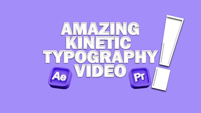 Create kinetic typography video with text animation by Mdmynul899 | Fiverr