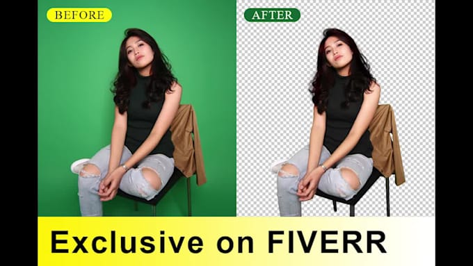 Remove green screen background from photos white or transparent png by ...
