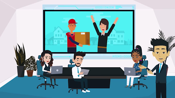 Make 2d animation explainer video using vyond animated video by Dinesh4481 | Fiverr