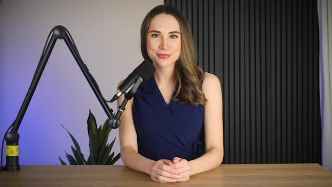 Create a podcast style video by Alliemadison12 | Fiverr
