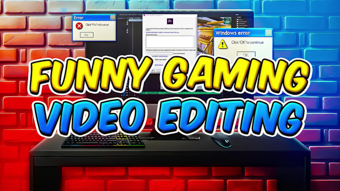 Do funny gaming video editing by Hamozedits | Fiverr