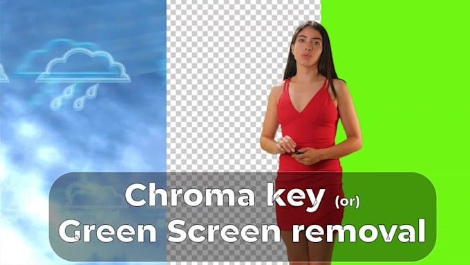 Do green screen removal or chroma keying by Crazycreations_ | Fiverr