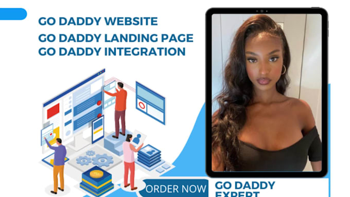 Be your godaddy expert design and redesign godaddy website by Peter_christ | Fiverr