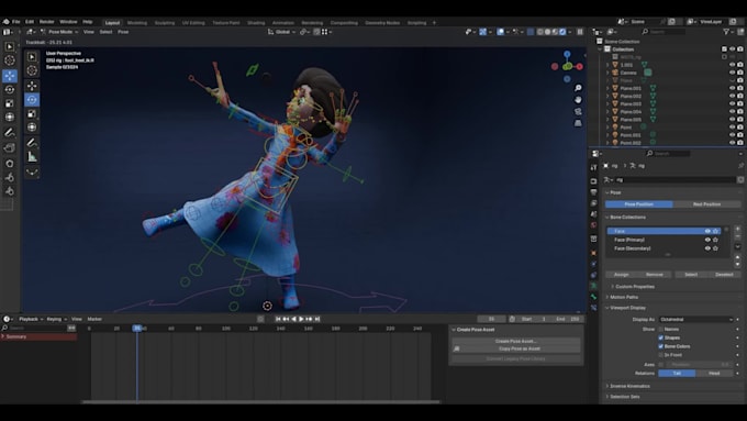 Create ready to play 3d character animation cycle for unity and unreal ...
