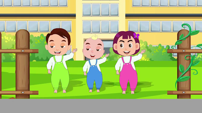 Create 2d kids nursery rhymes and cartoon animations videos by ...